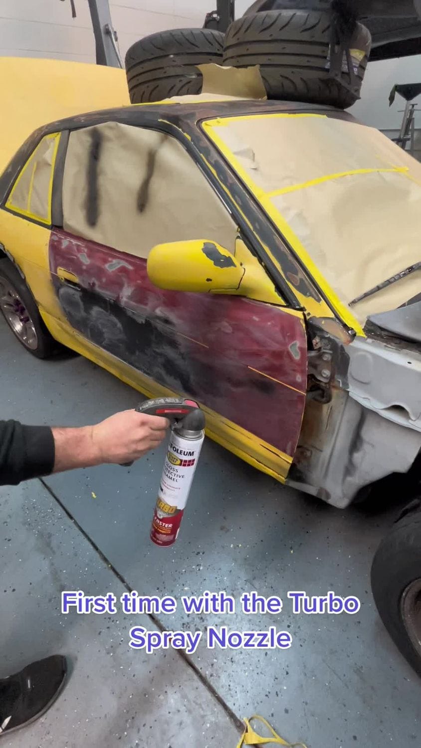 First time with this #rustoleum #turbo spray nozzle and this thing is ...