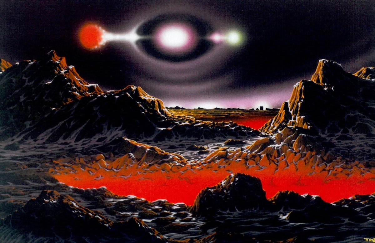 ‘Triple Stars’ by Steve R Dodd. Originally featured in Welt Der Wunder ...