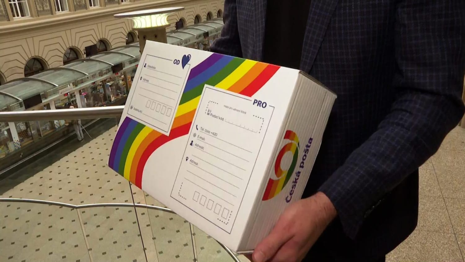 The Czech Post Spent 250,000 CZK on Rainbow Packages To Support LGBTQ+