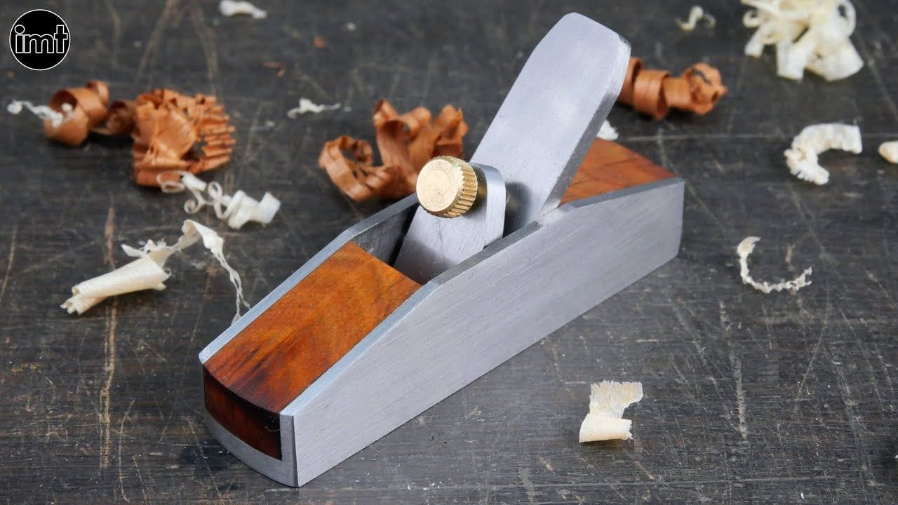 Making a tiny plane with hand tools