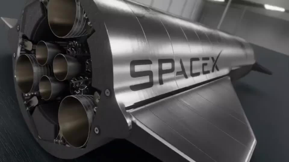 SPACEX Starship shows full pitch, roll and yaw control with just 3 ...