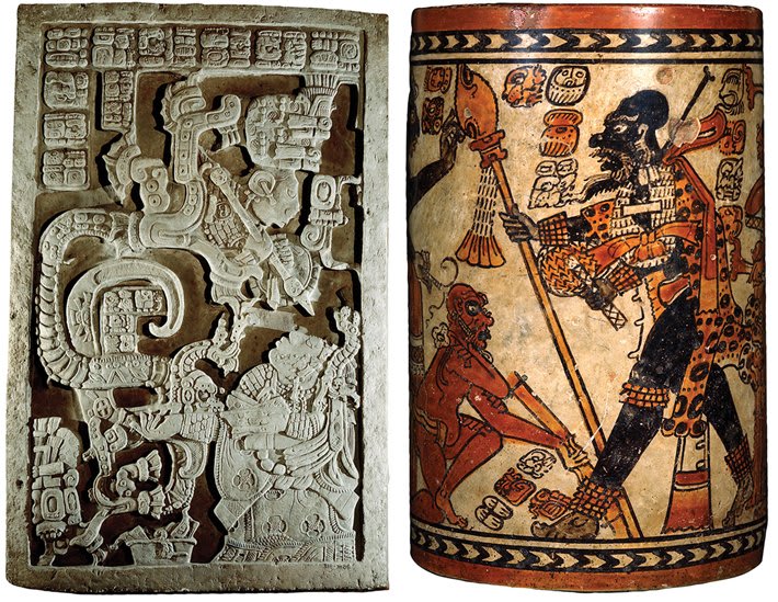 Although most cloaks and capes worn by ancient Maya men and women were ...