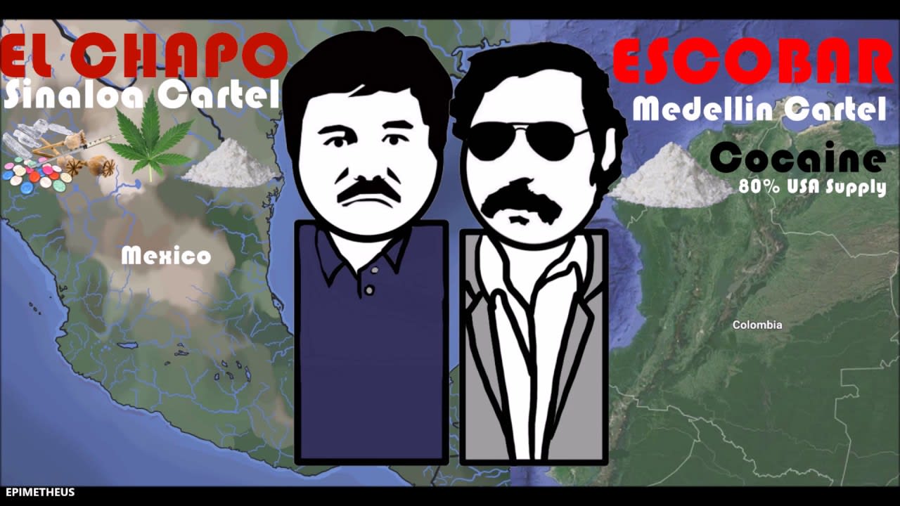 El Chapo and Pablo Escobar Comparison
