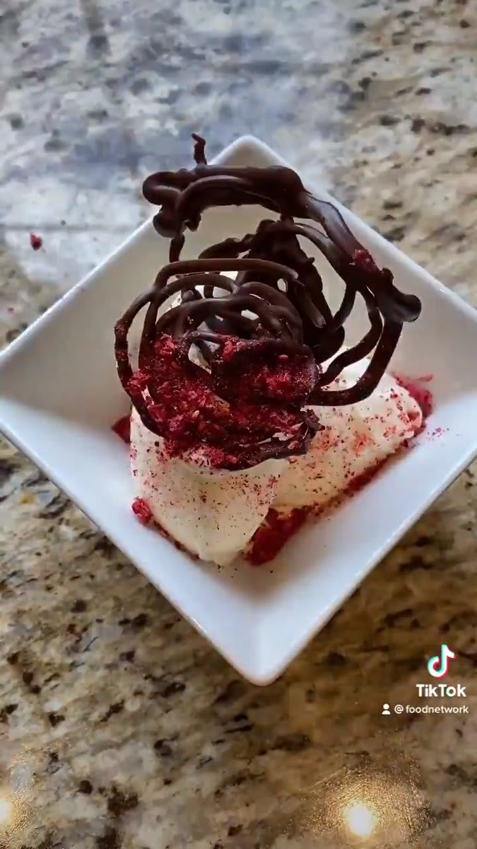 Melted chocolate FREEZES in place when it's piped into ice water ️🍫😲 ...