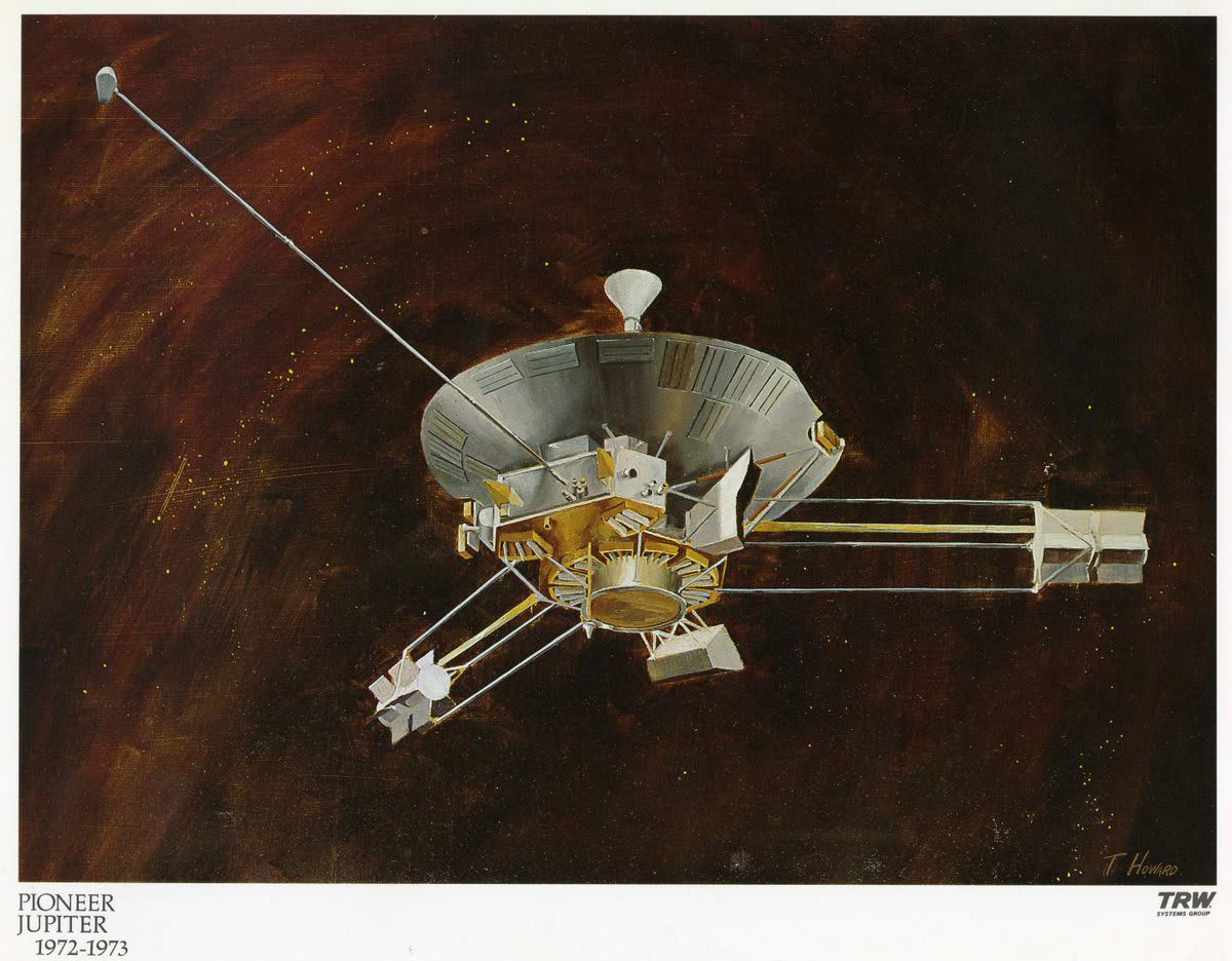 Today in 1973, Pioneer 11 launched. Pioneer 11 was the second ...