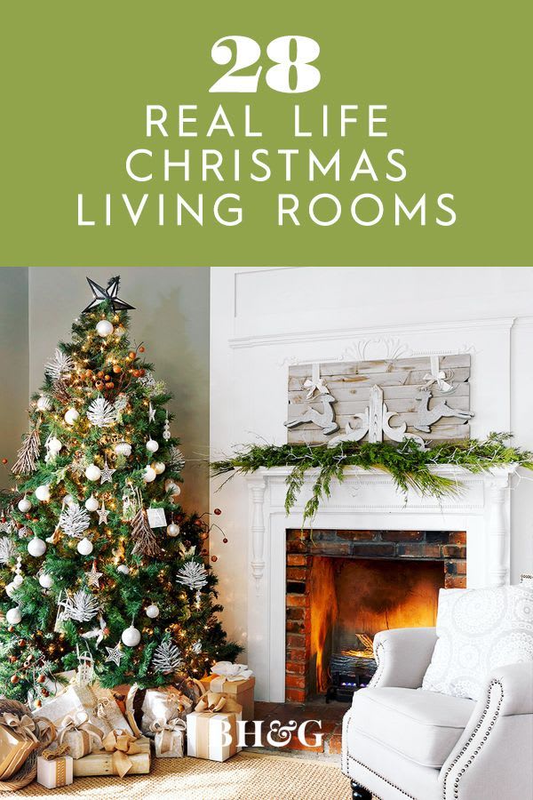 28 Gorgeous Real Life Christmas Living Rooms