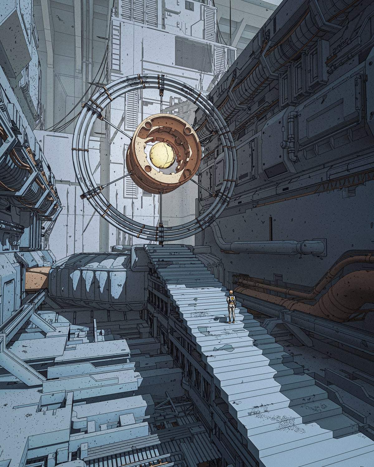 The Edge of the Wall - by BakaArts