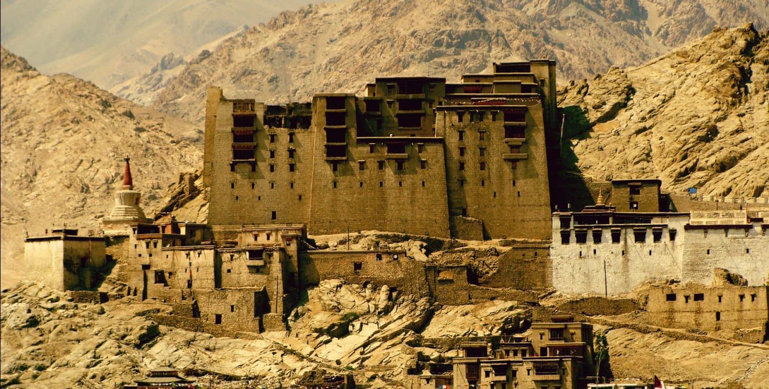 The 16th century Leh Palace in the Himalayan
