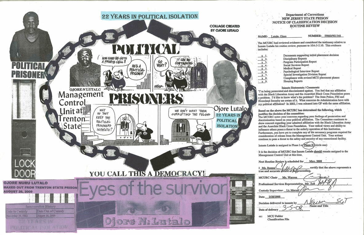 Formerly incarcerated artist Ojore Lutalo and prisoners’ rights ...