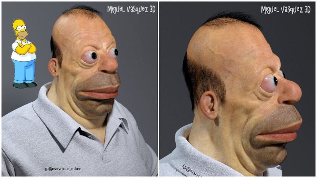Homer Simpson in Real Life