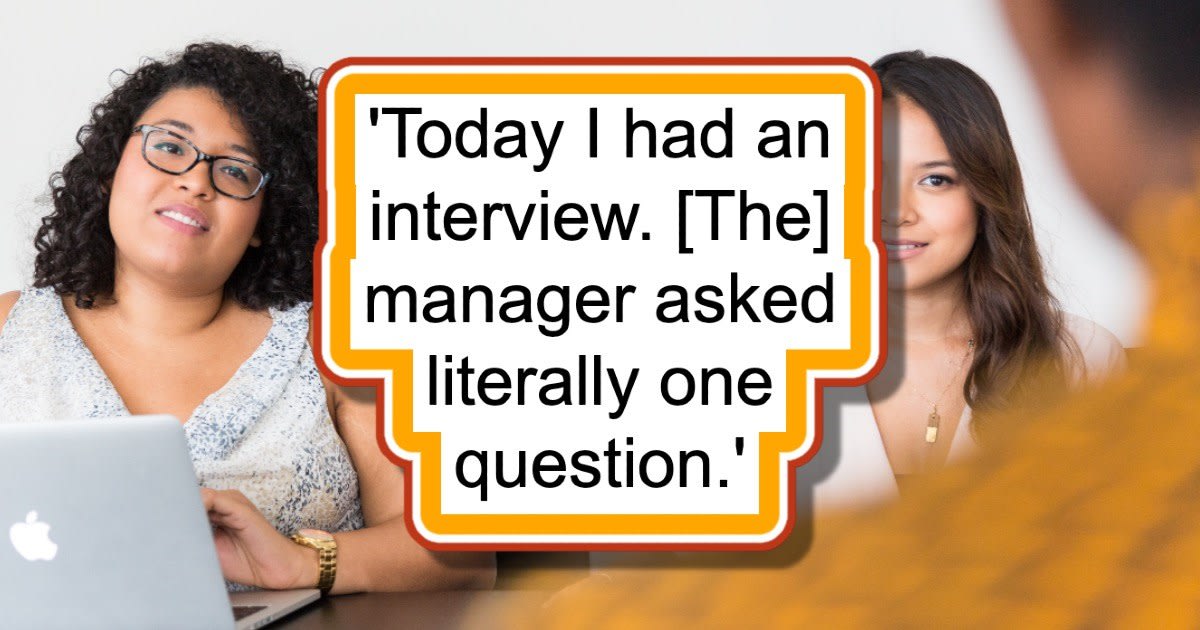 'No point asking you anything else': Rude hiring manager makes ...