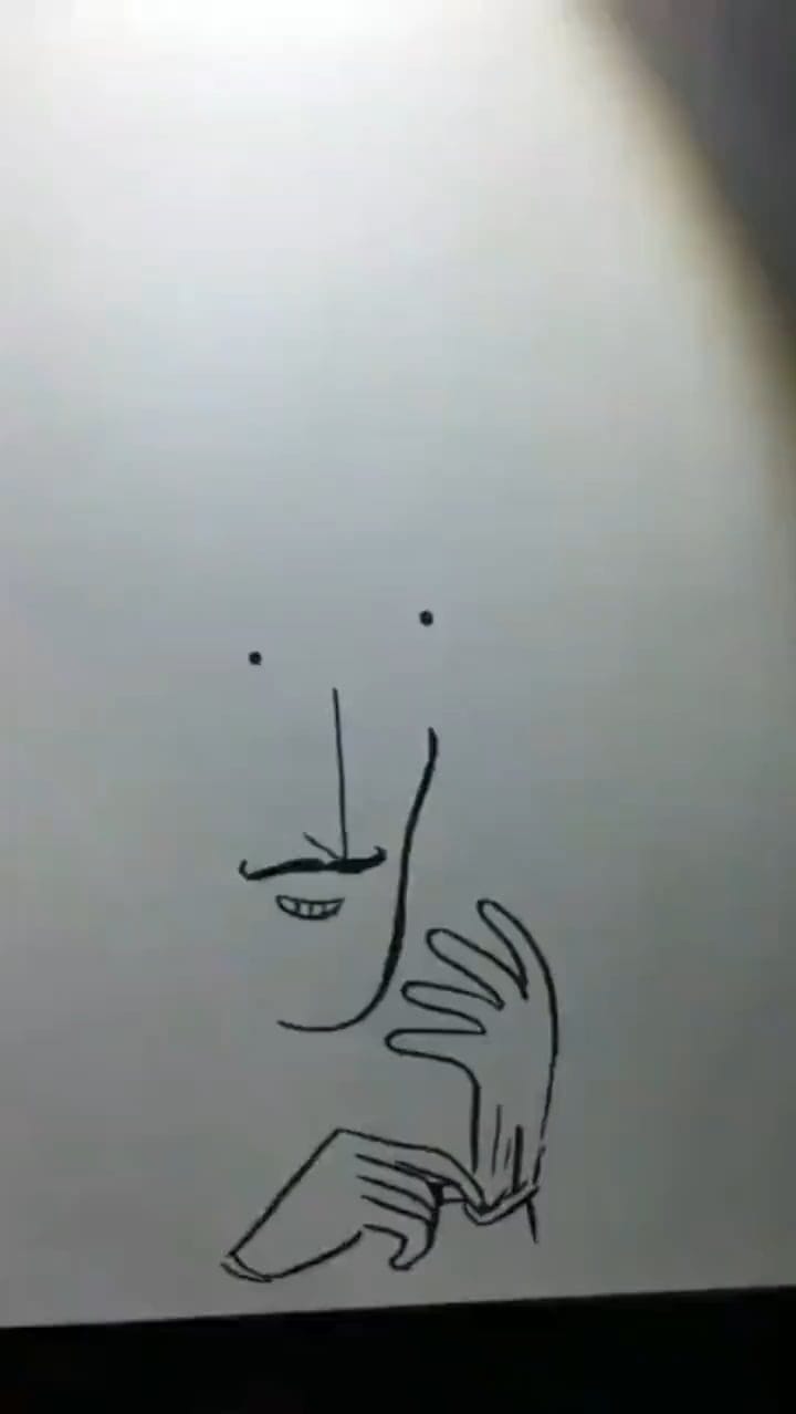Vincent Bal uses the shadows of different objects to complete his art.
