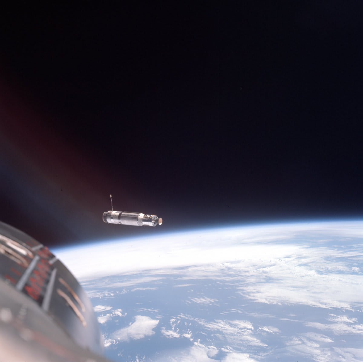 The first docking in space occurred when Neil Armstrong and Dave Scott ...