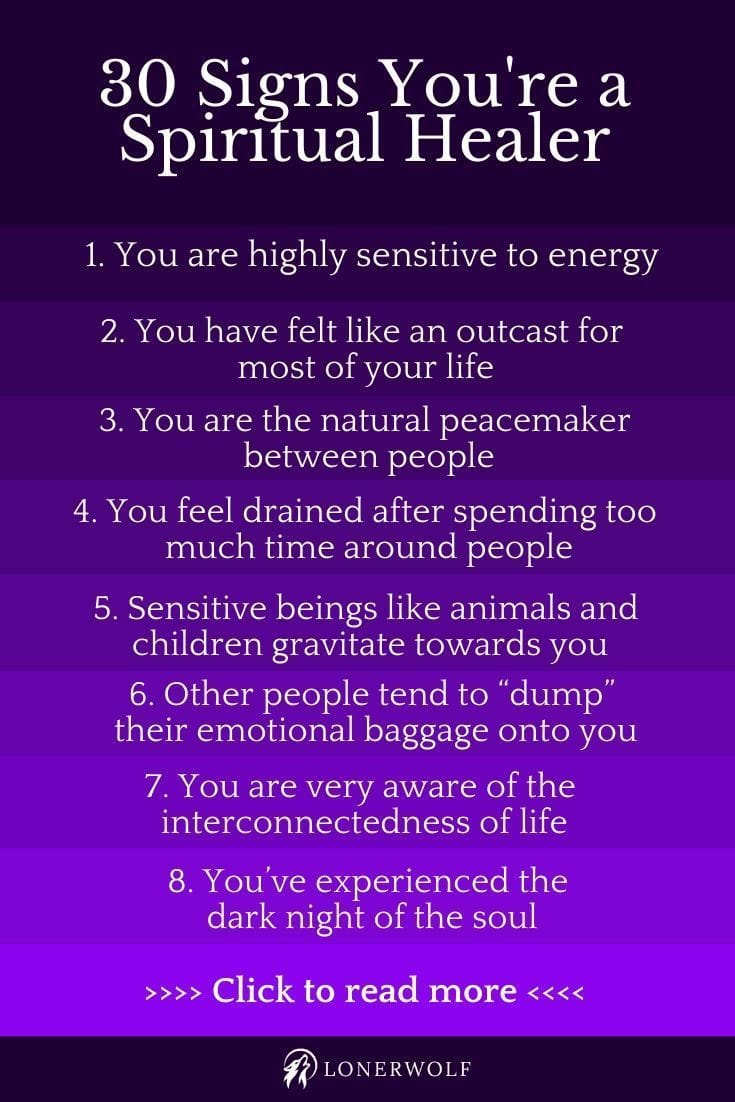 30 Signs You’re Born to Be a Spiritual Healer ⋆ LonerWolf