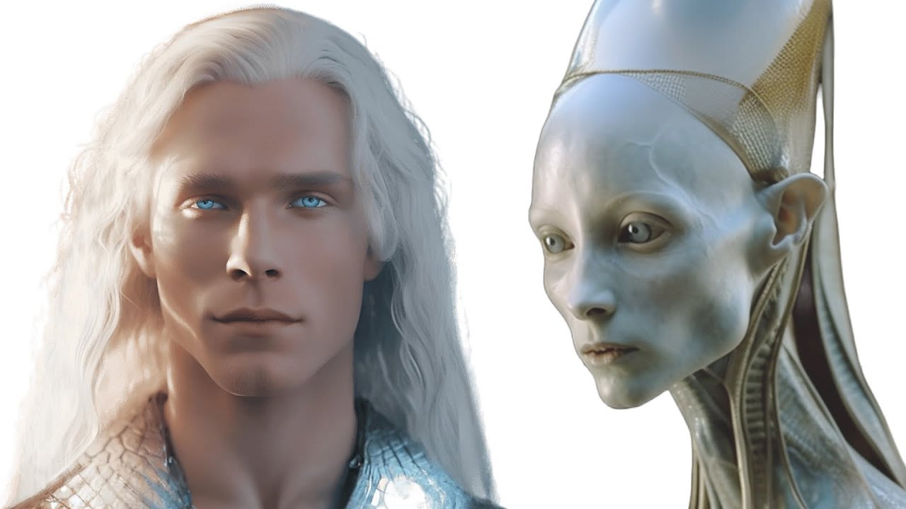 12 Alien races illustrated in high detail