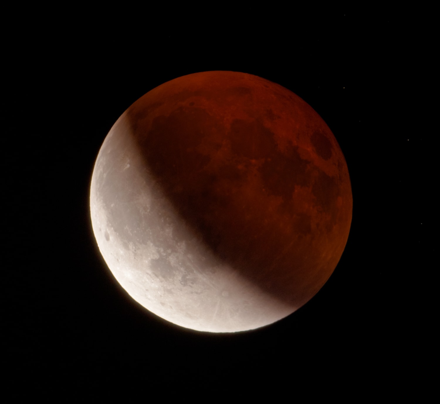 Lunar Eclipse in partial phase