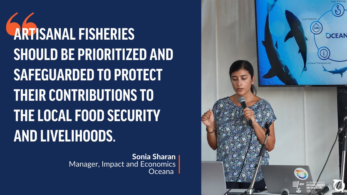 @Oceana’s Sonia Sharan spoke at the SSFSummit this week about the ...