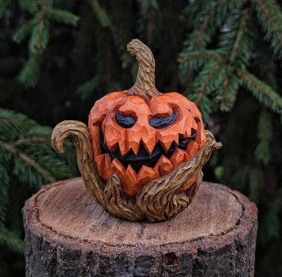 I will never get tired of carving pumpkins