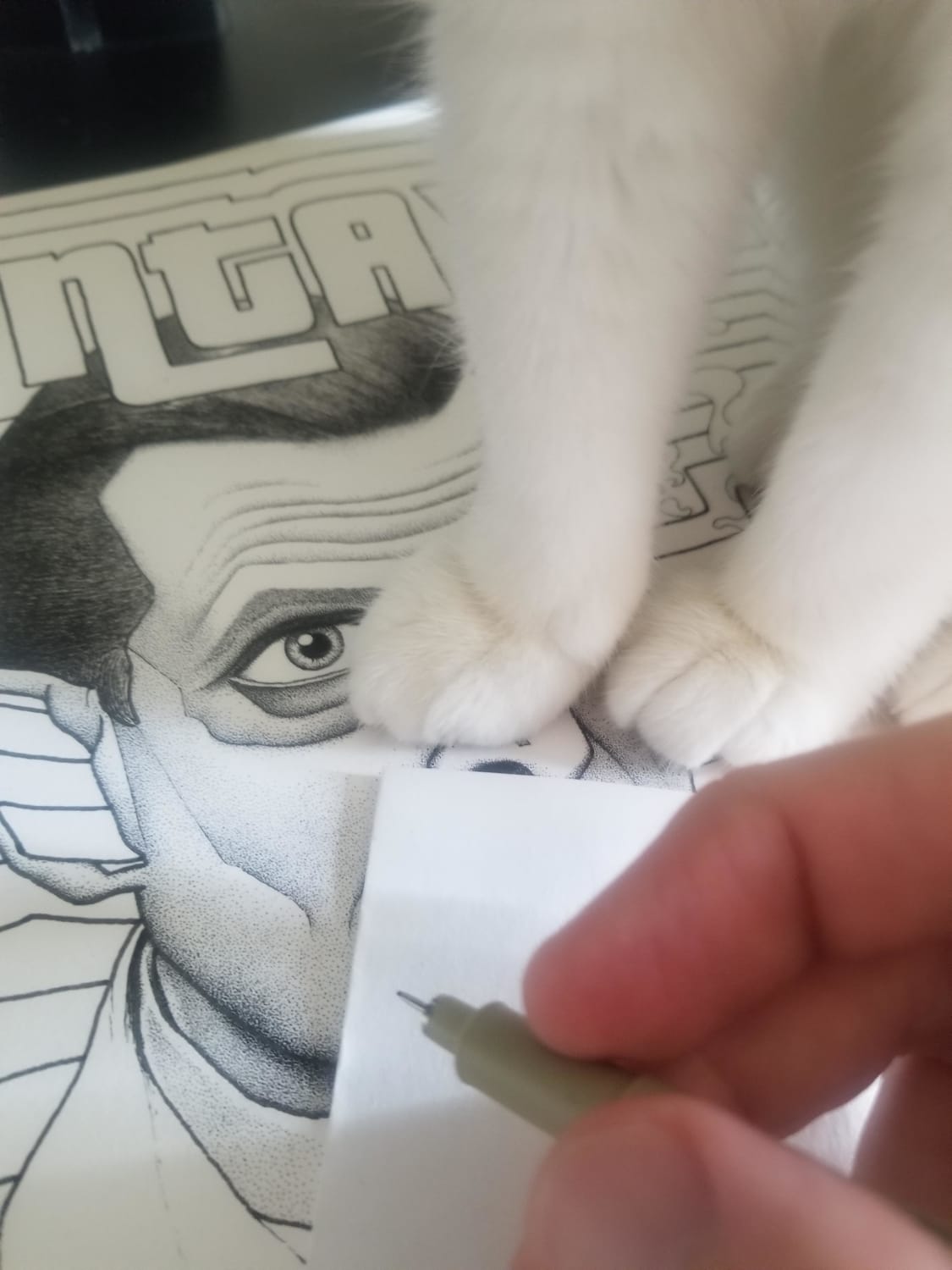 Was trying to do some drawing but I guess now's not a good time