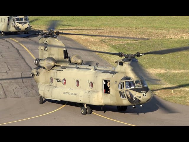 Video of the mighty Boeing CH47F Chinook. A 60 years old design but still in production 🚁👍