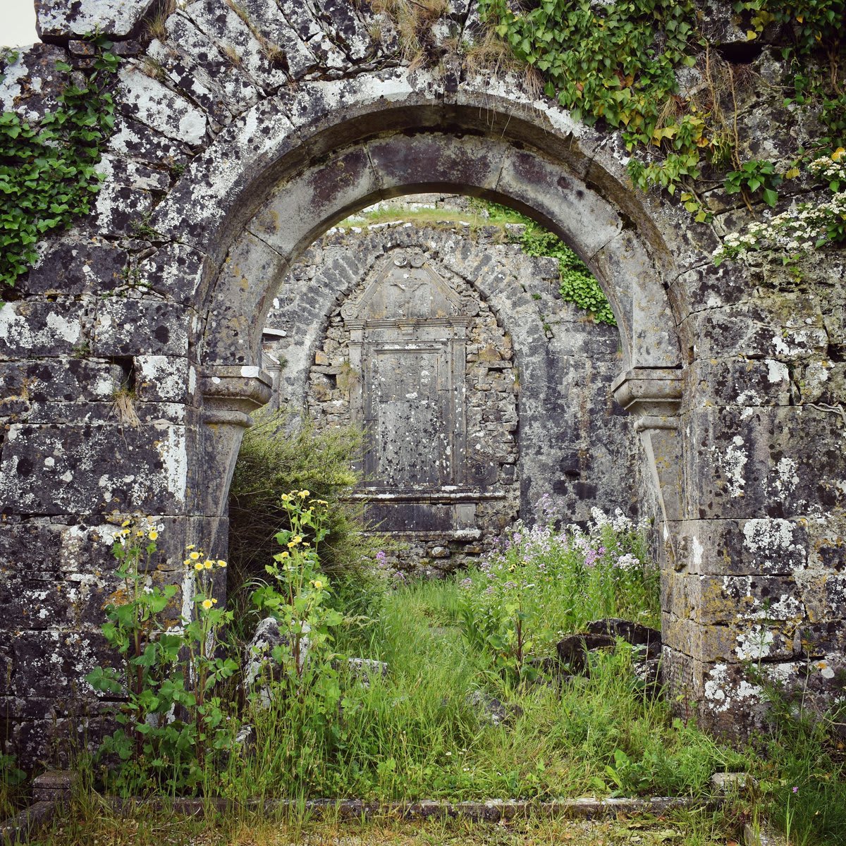 Through a 16th century door........ Ballinakill church, Co Galway