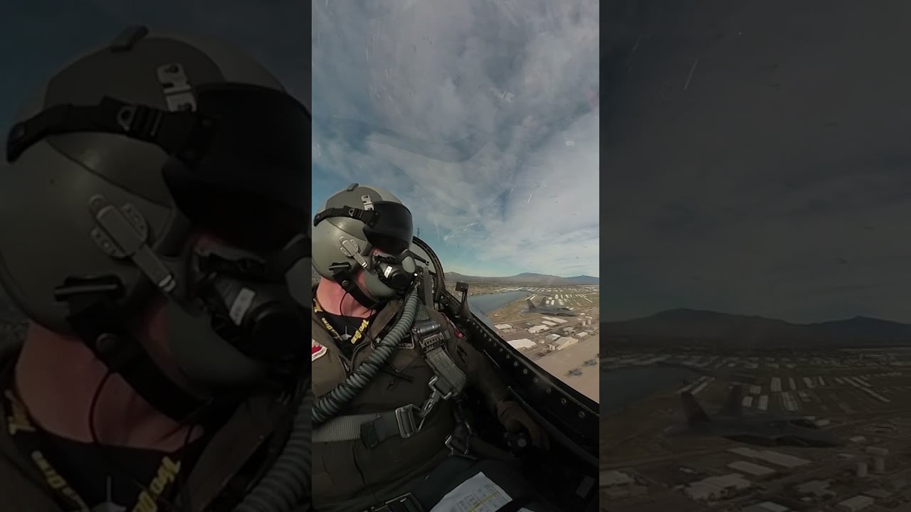 F-16 & F-22 Switch Break - Cockpit View