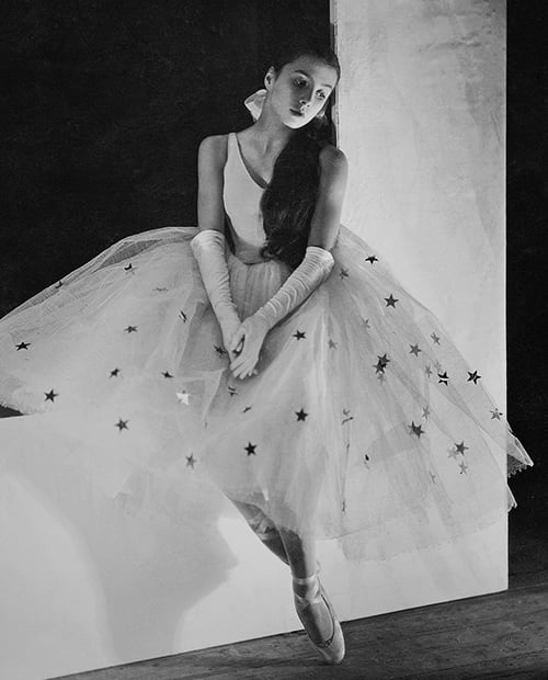 Tamara Toumanova in a costume by Christian Bérard for Balanchine’s ...