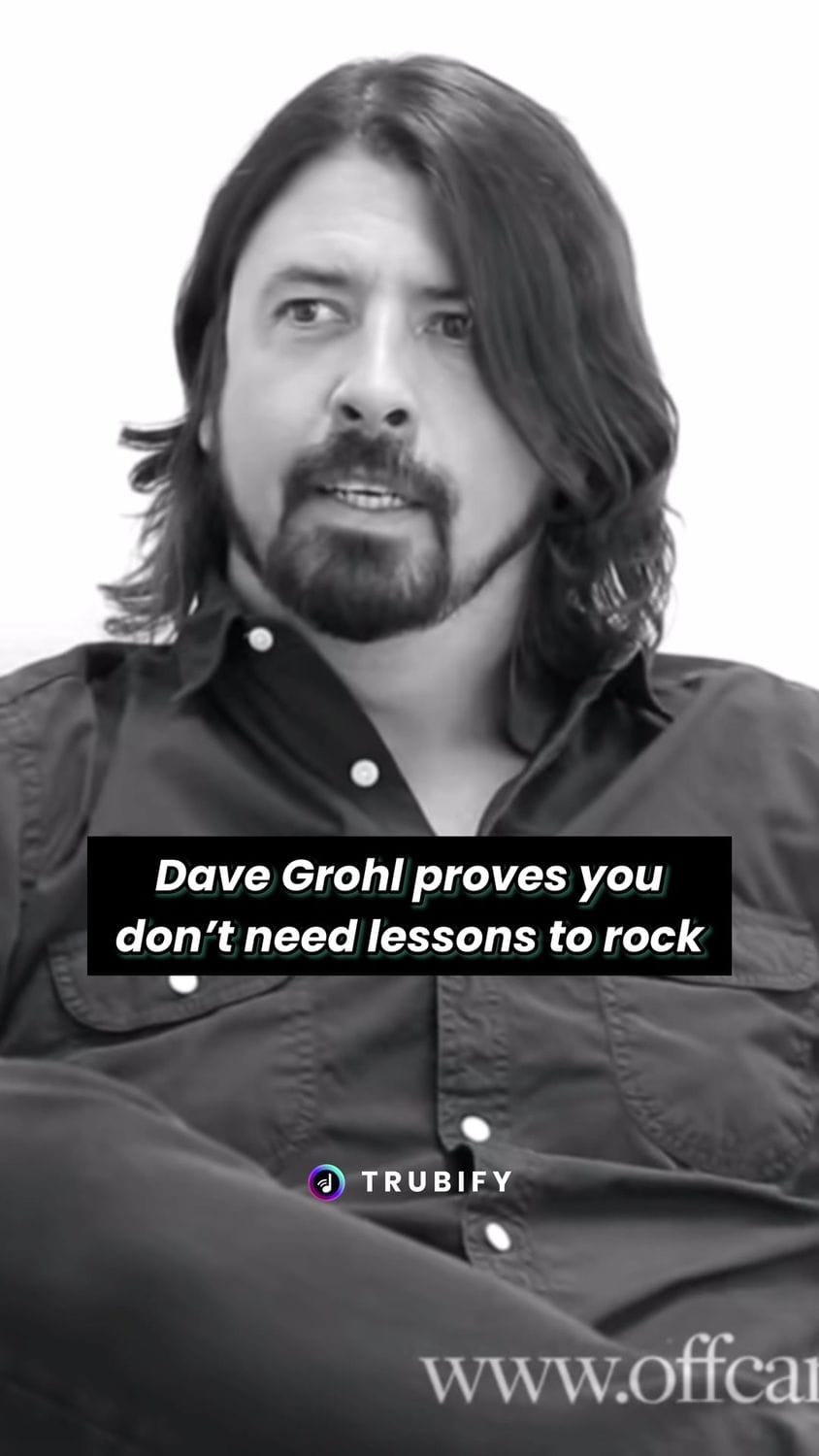 Dave Grohl says he didn’t take drums lessons and learned to play on his ...