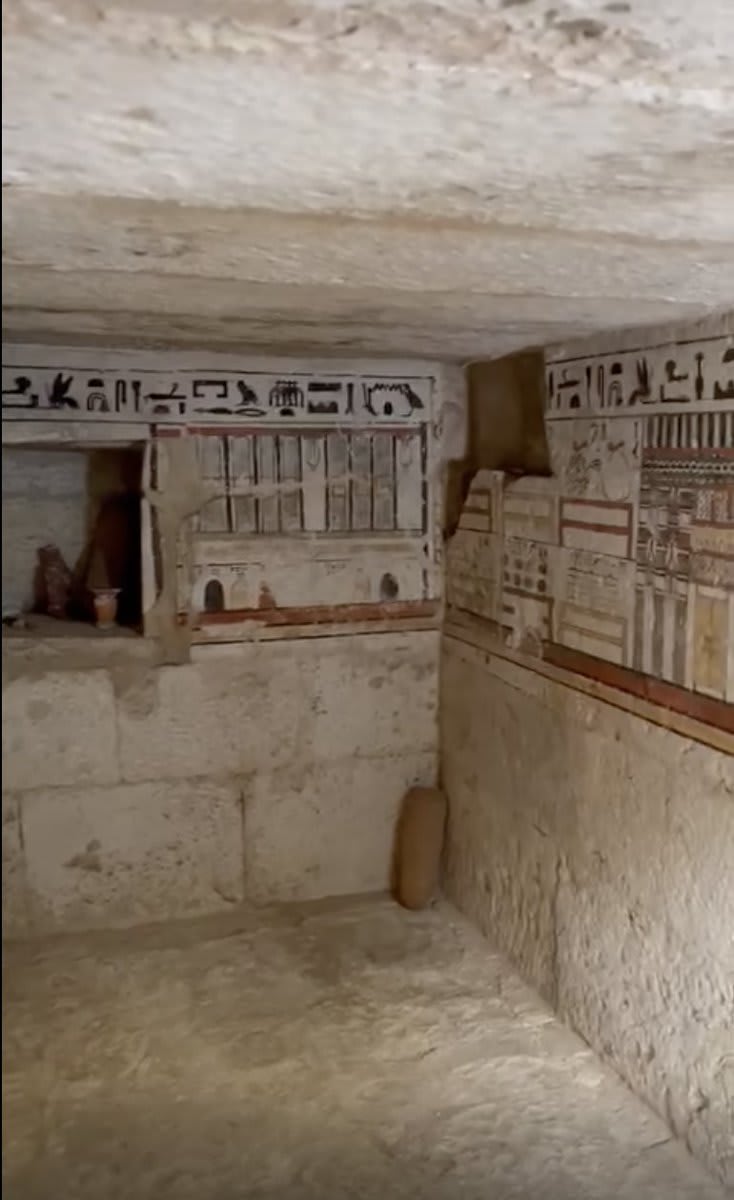 Five tombs located on the northeastern side of the King Merenre pyramid ...
