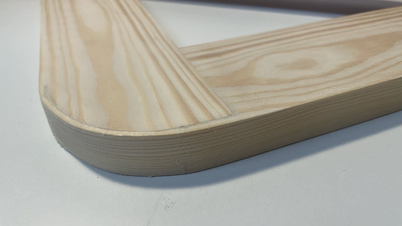 Amazing making this curved joint in wood. Nice woodworking technique by ...