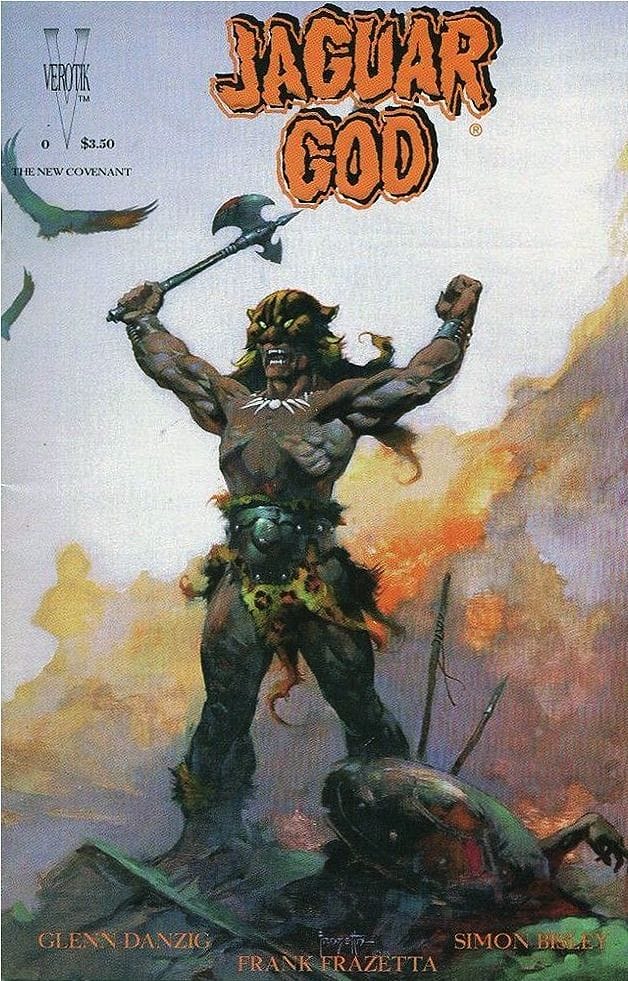 Cover art by Frank Frazetta, 1996