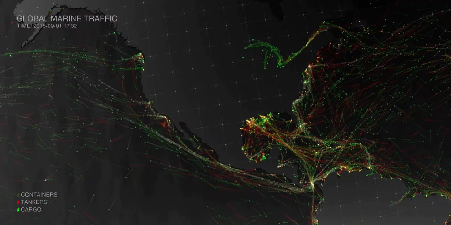 Global marine traffic