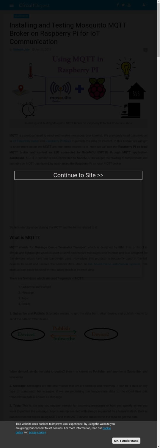 Installing and Testing Mosquitto MQTT Broker on Raspberry Pi for IoT ...