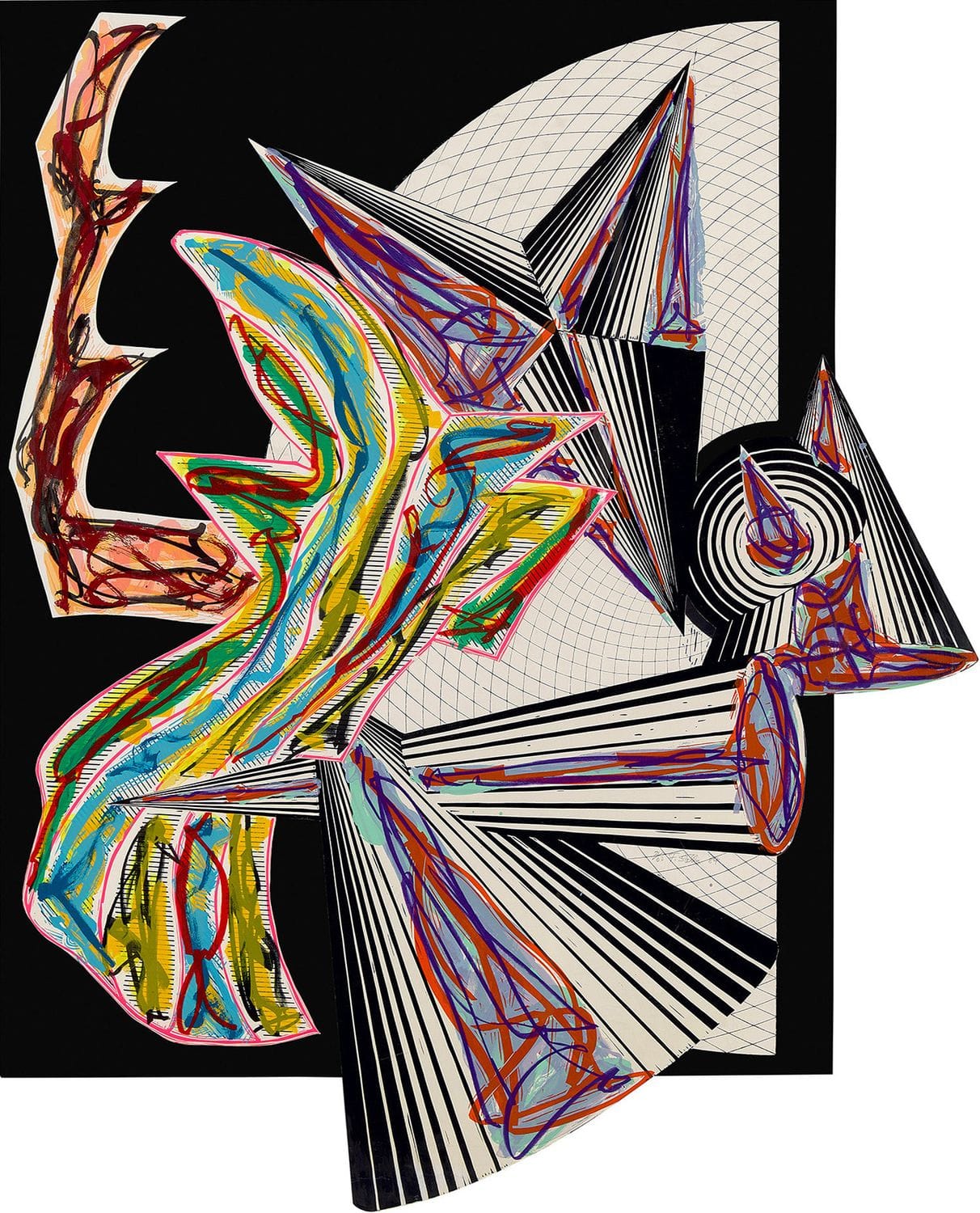 Frank Stella, Then Came Death and Took the Butcher, from Illustrations ...