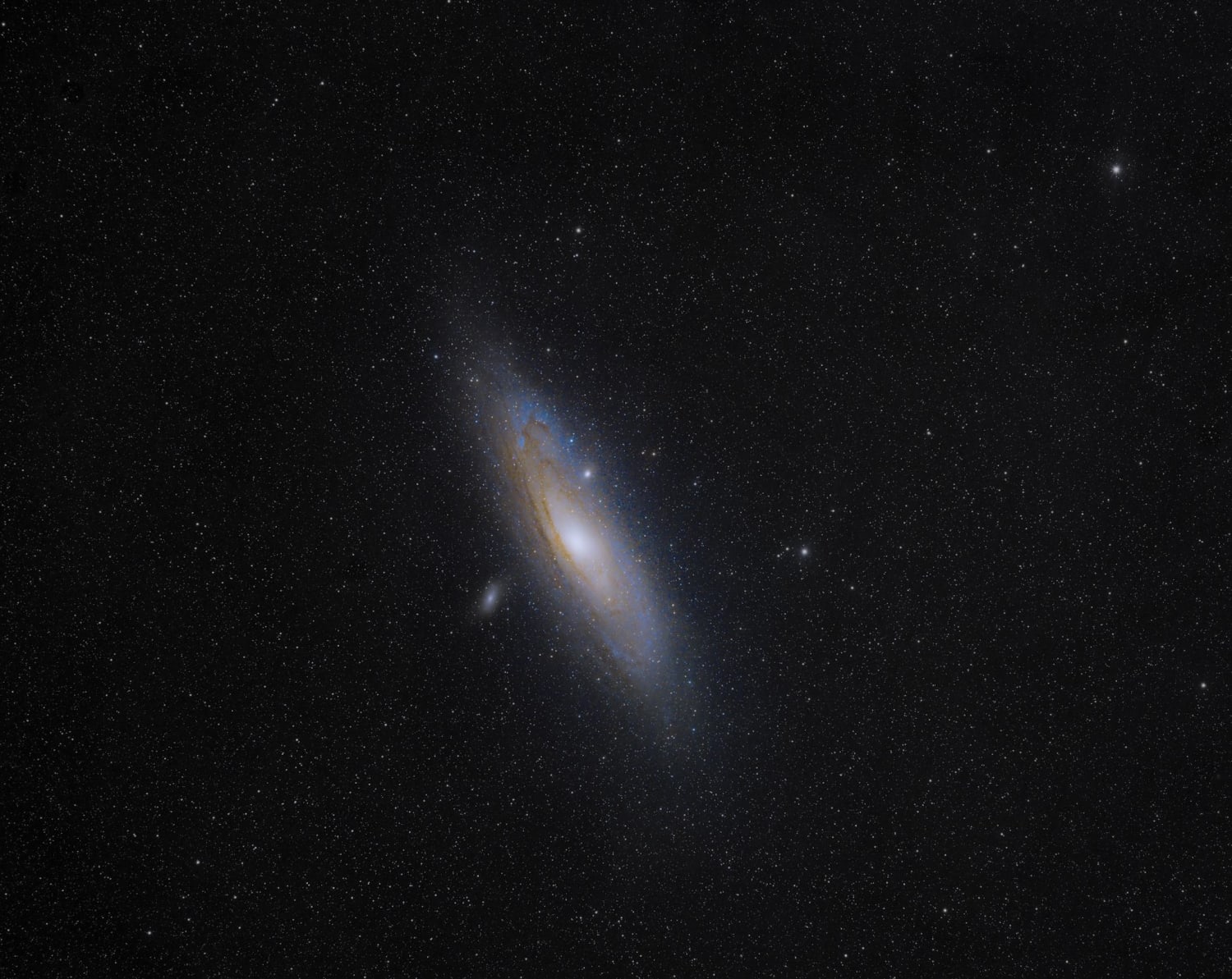 Andromeda Galaxy Wide angle view