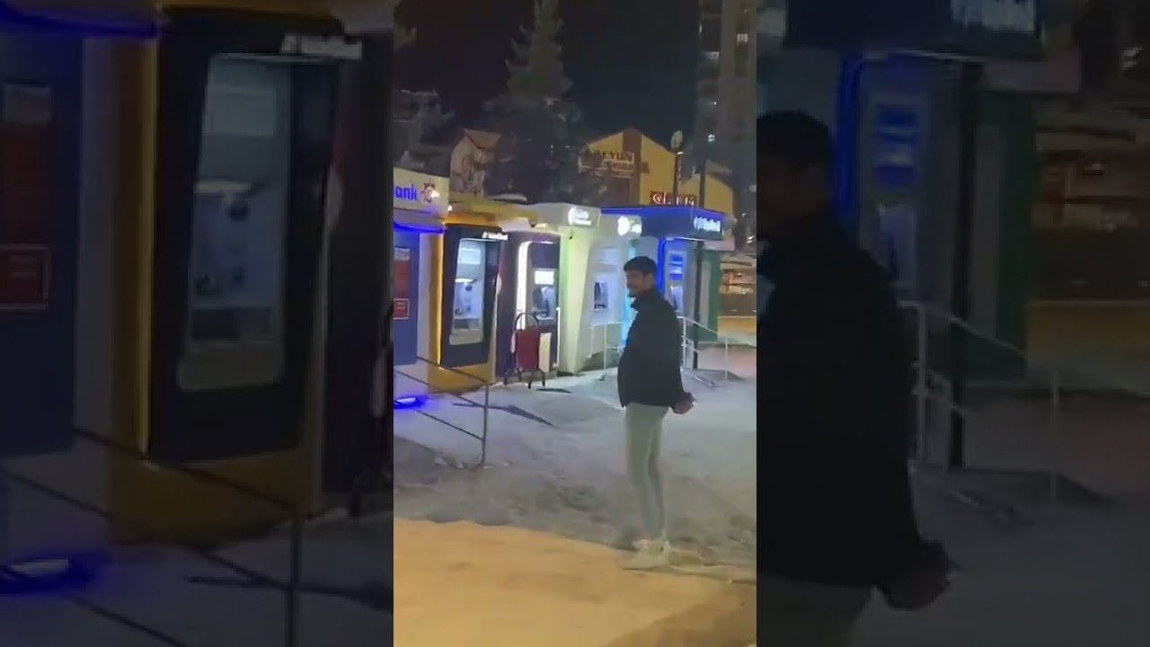 Pranksters Standing in Queue Walk Away Together After Guy in Front ...