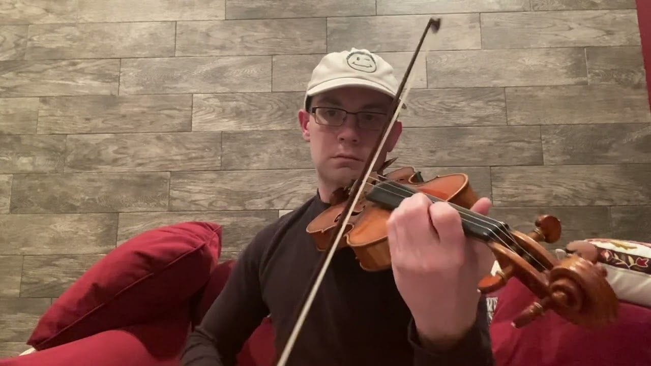 Story in comments. This is a recording I made of Bach's E-Major ...