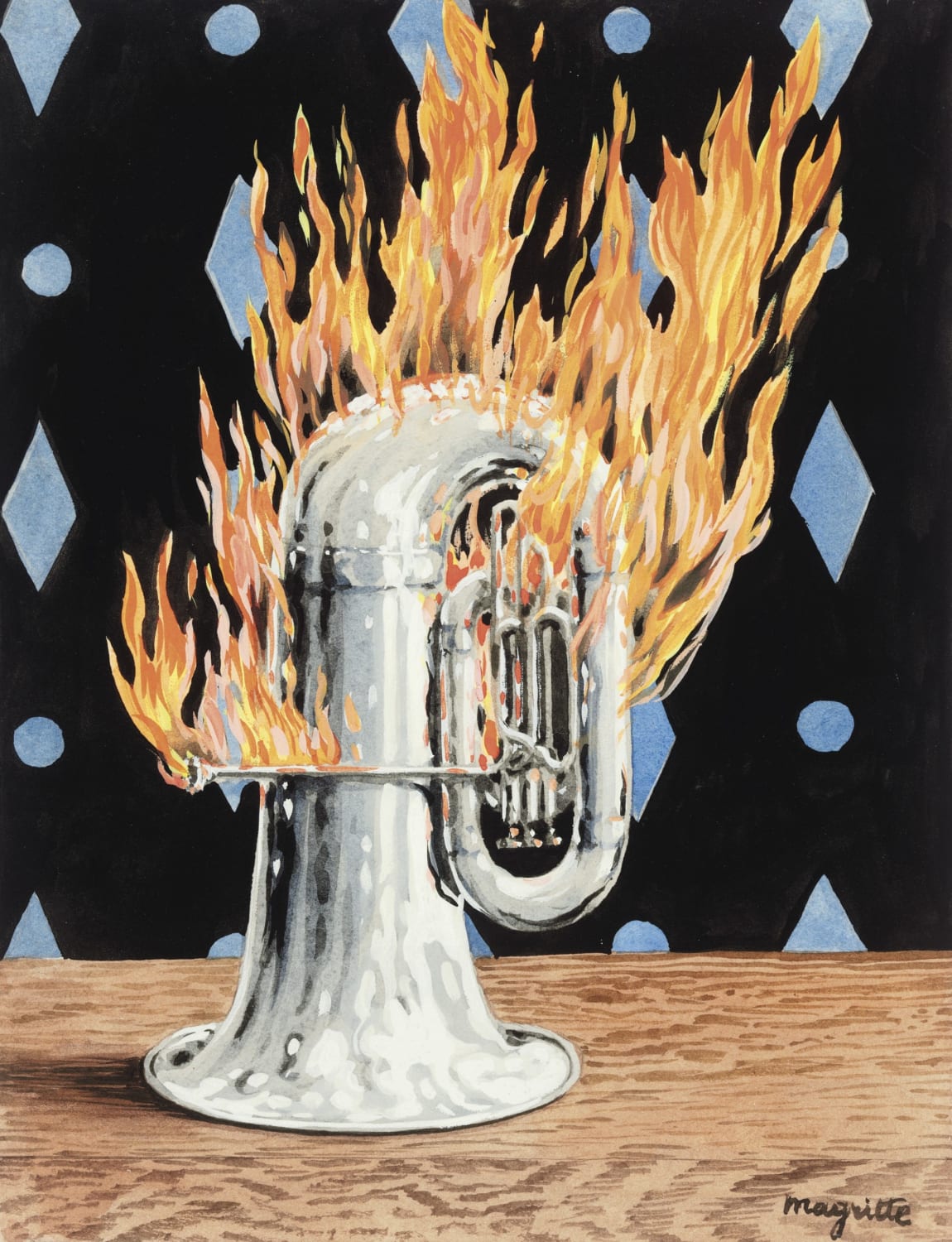 René Magritte (Belgian, 1898-1967), La découverte du feu [The Discovery ...