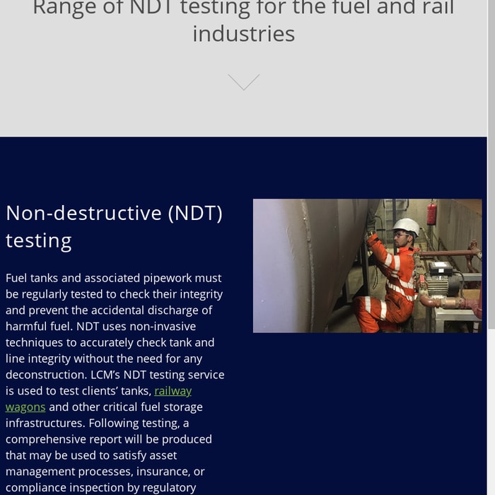 Tank Integrity Test - LCM Environmental Underground Tank Testing