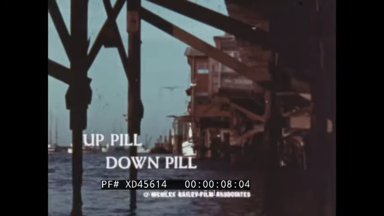“UP PILL DOWN PILL” 1970 ANTI-DRUG USE & ABUSE AMPHETAMINES ...