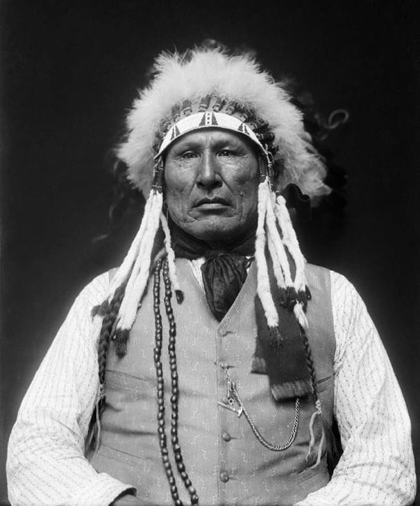 Chief Wooden Leg, 1858-1940, was a veteran of the 1876 Battle of the ...