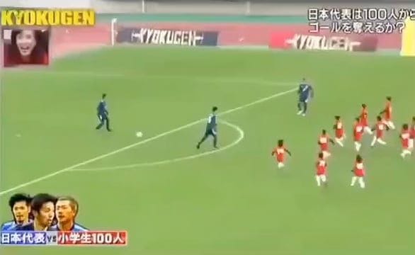 This Japanese TV show where 3 professional athletes take on 100 ...