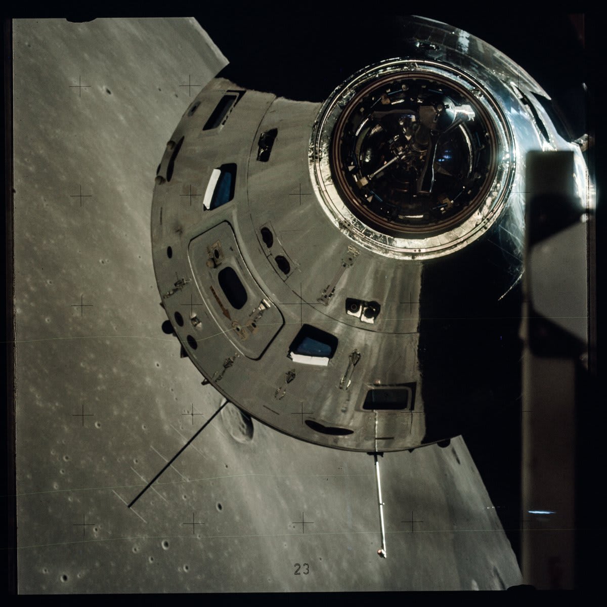 Ron prepares for company 🧹 About 2 hours after the Apollo17 lunar ...