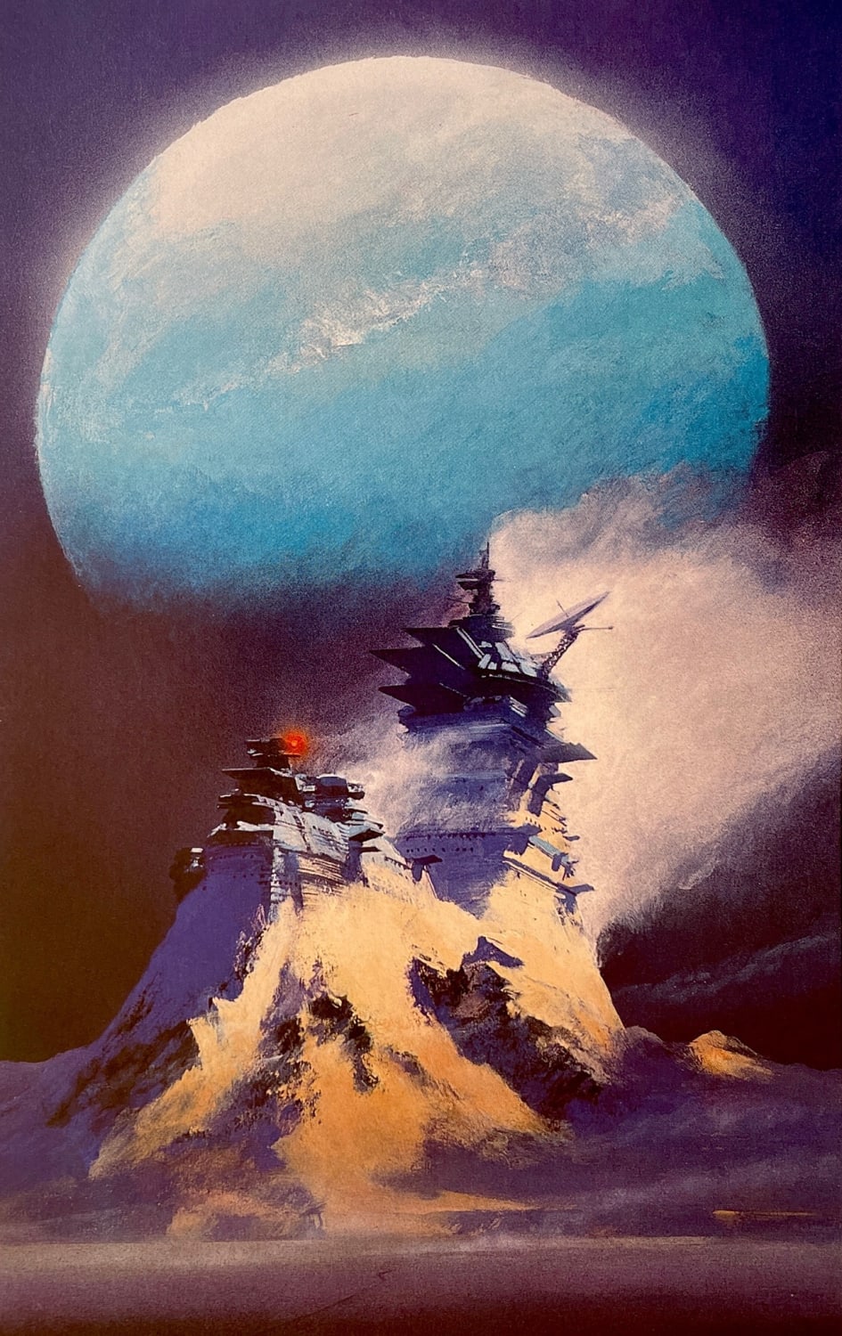 Art by John Harris for Triton by Samuel R Delany (1992)