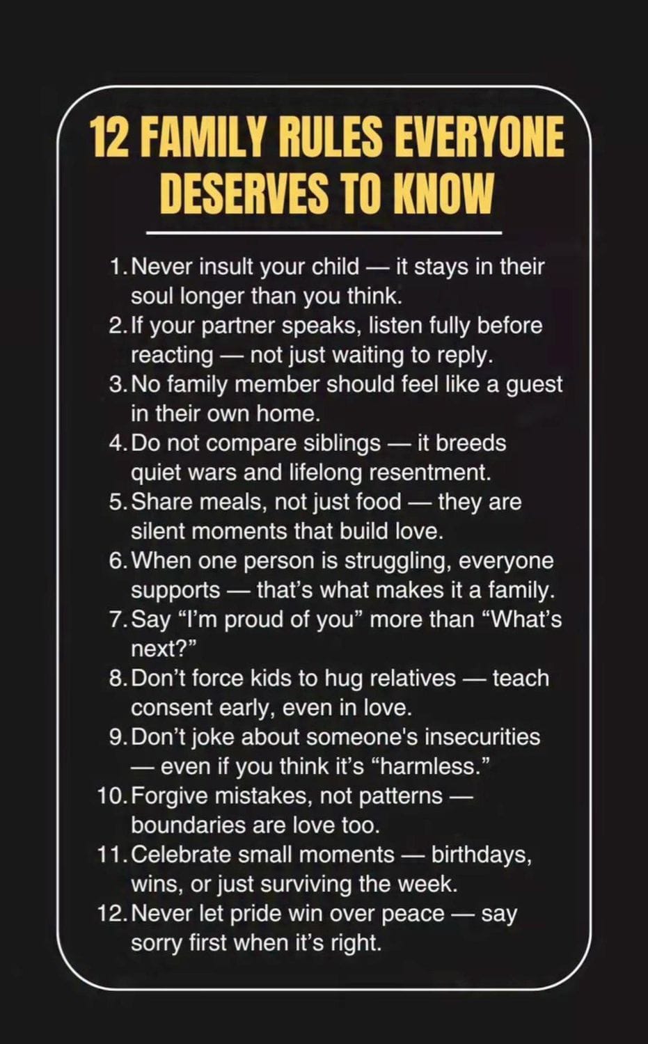 A cool guide to family rules that double as life lessons