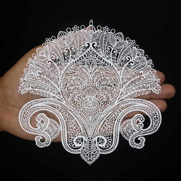 Beautifully Ornate Paper Cut-Outs Pay Homage to Traditional Paisley ...