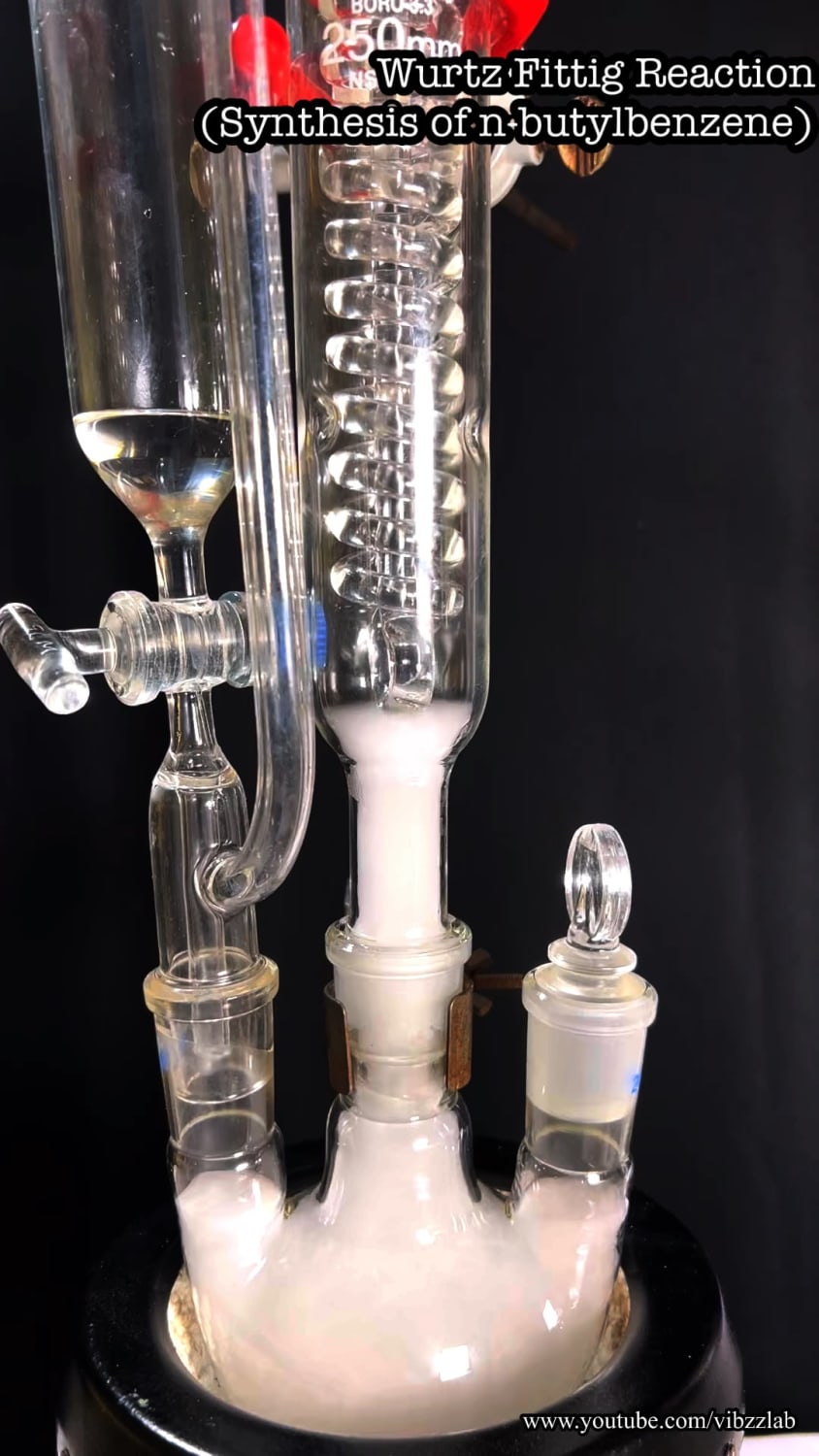 This Reaction demonstrates the synthesis of n-butylbenzene via the ...