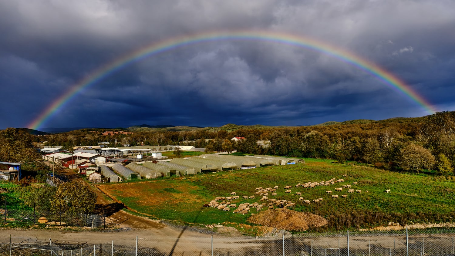 country side rainbow