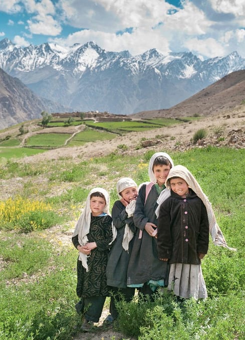 Village located 10,000 feet altitude high in the Hindu Kush Mountains ...