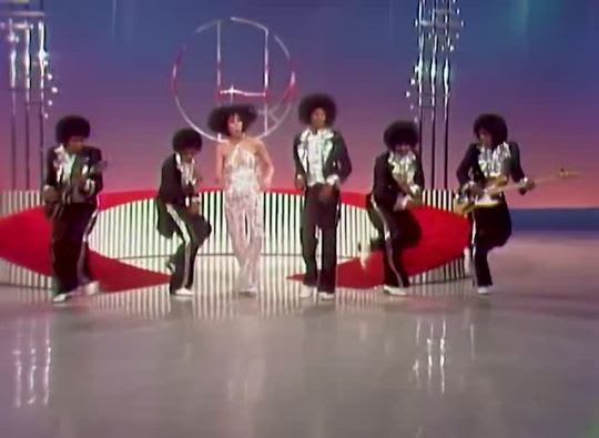 Michael Jackson doing the robot on The Cher Show in 1975.